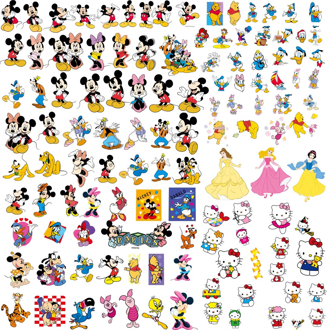 121 Disney Png, Pdf,svg Mega Bundle Archive Files SVG for Cricut Cut ...