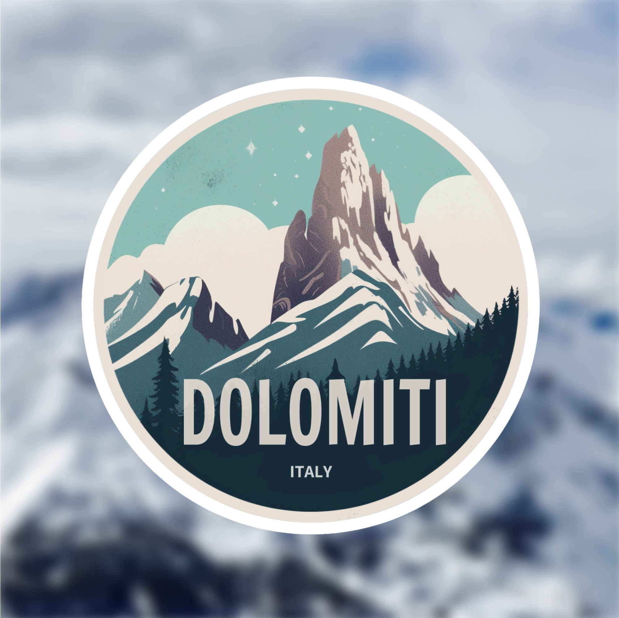 Dolomite Sticker Travel Sticker Travel Gift Travel Journal Sticker ...