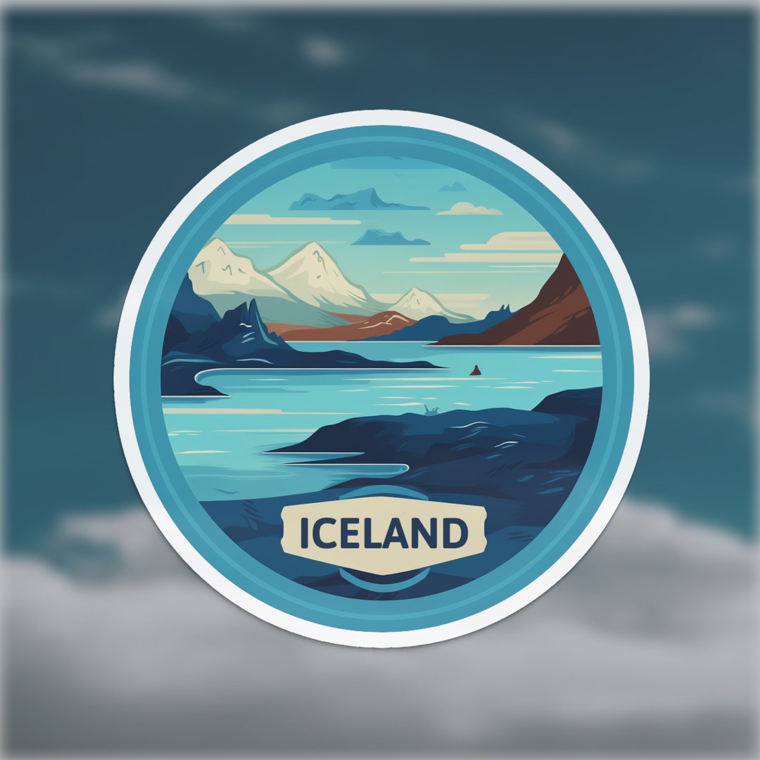 Iceland Sticker Travel Sticker Iceland Souvenir Travel Gift Travel ...