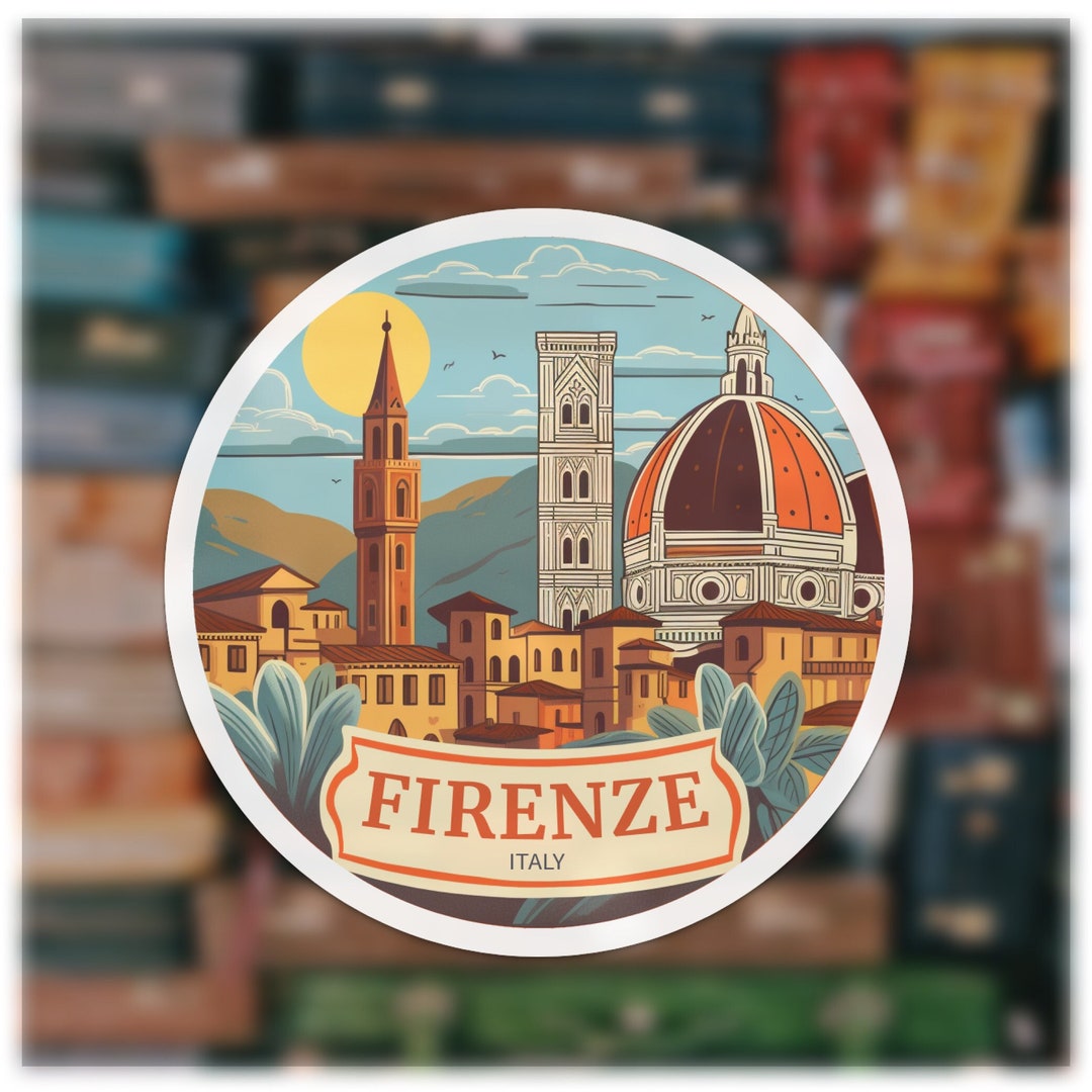 Florence Sticker | Travel Sticker | Travel Gift | Travel Journal ...