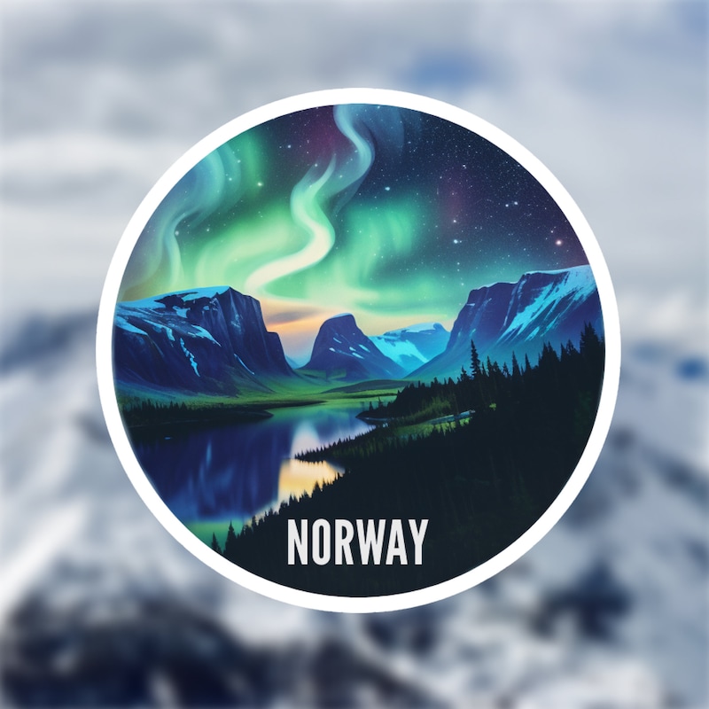 Scandinavia Travel Stickers - Etsy