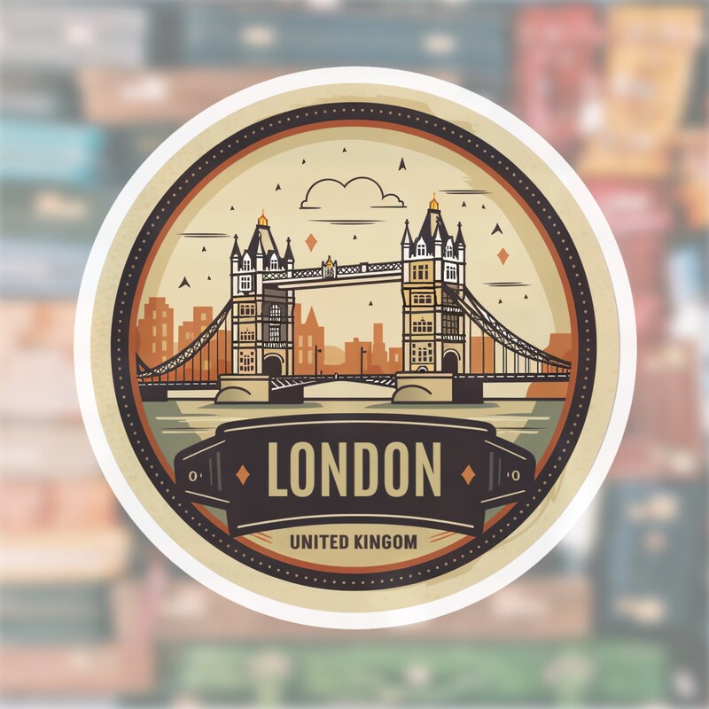 London Stickers - Etsy