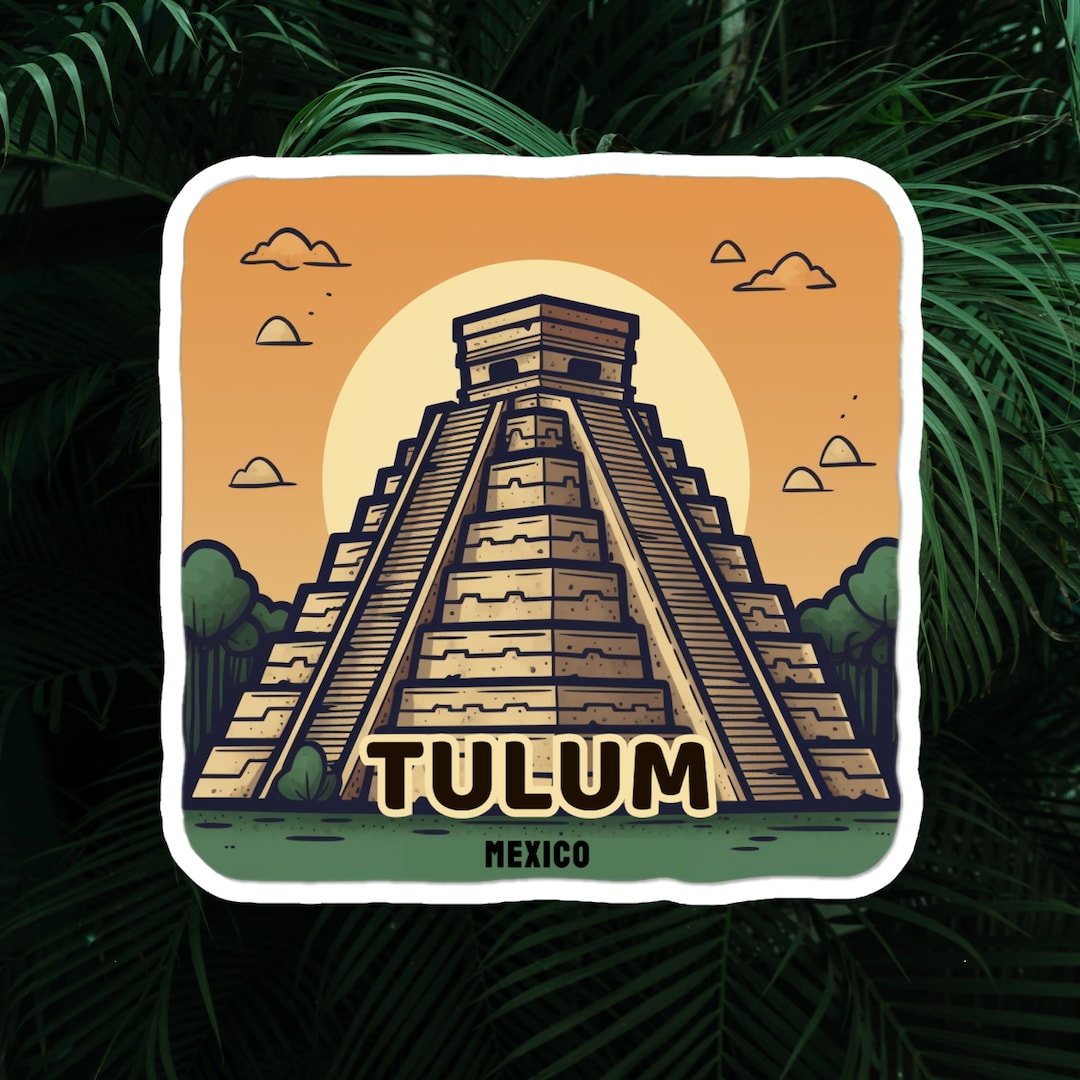 Tulum Sticker Mexico Sticker Travel Souvenir Travel Gift - Etsy