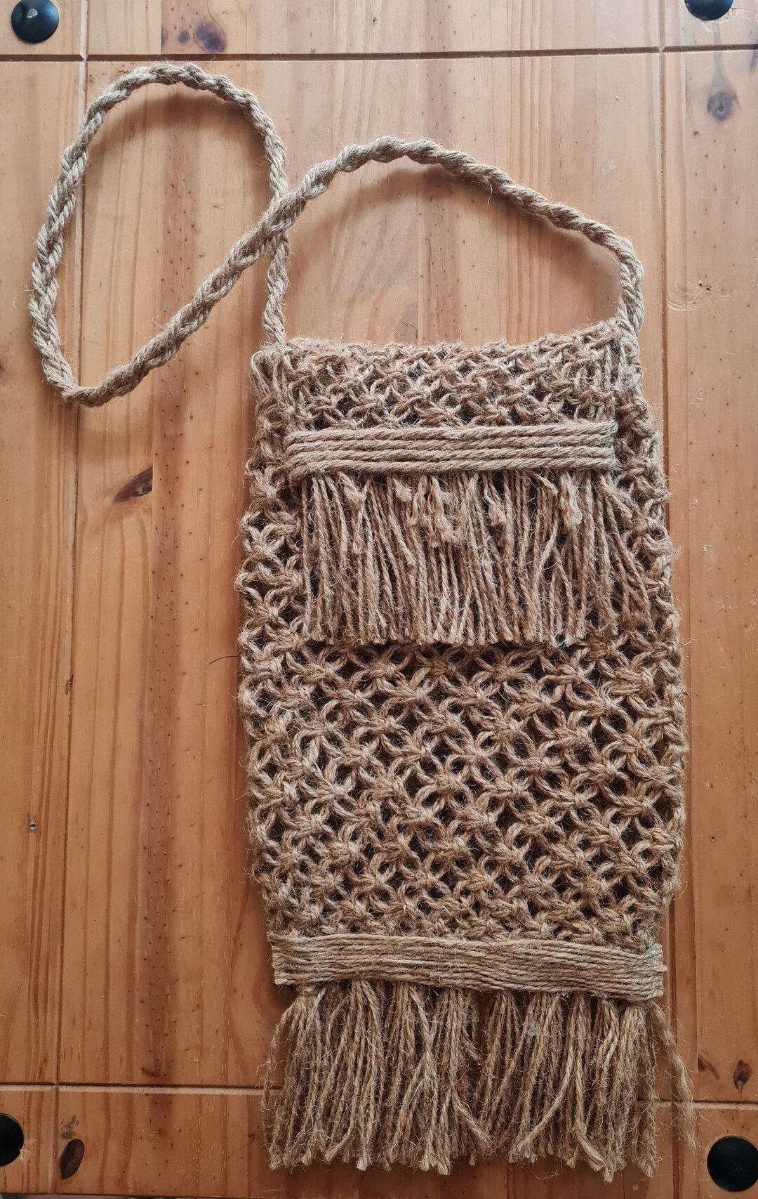 Handmade 100% Jute Bag Book Style - Etsy