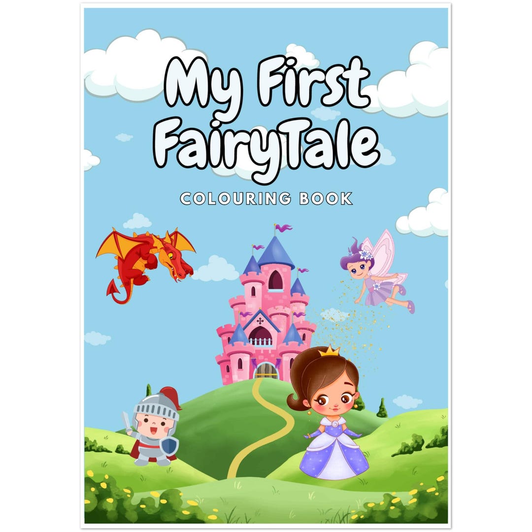 My Fairy Tale Colouring Book - Etsy