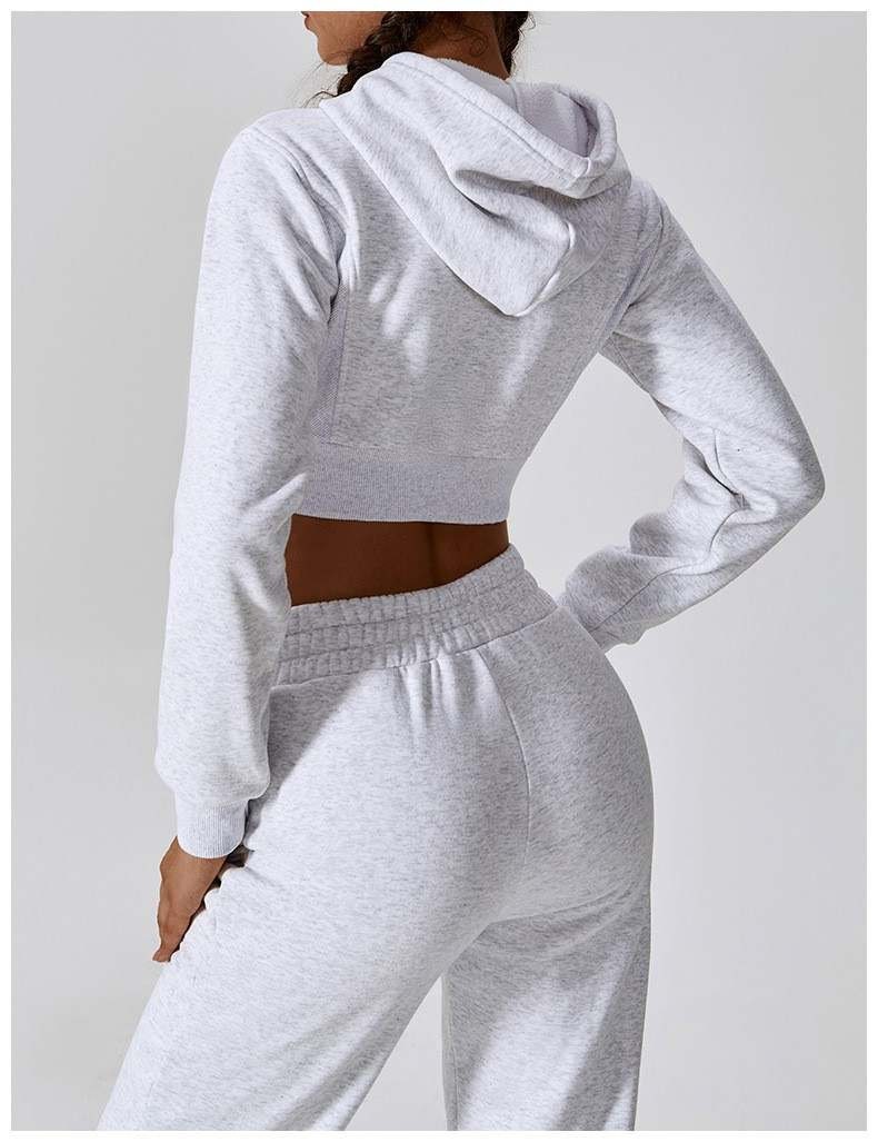 Savage Full Set Gray Crop Top Sweat Suit. - Etsy