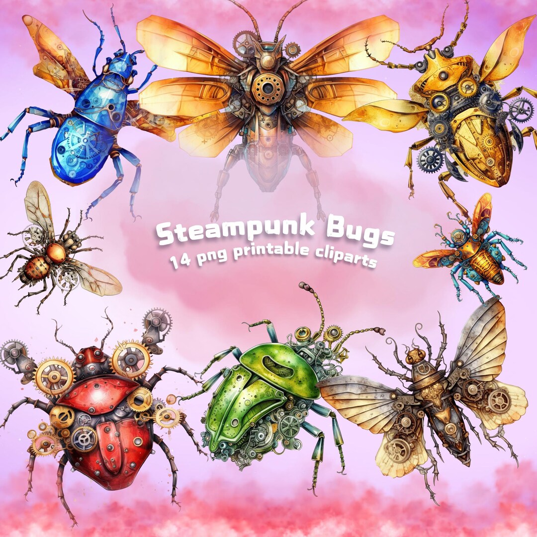 Steampunk Bug,steampunk Digital,steampunk Image,steampunk Papercraft ...