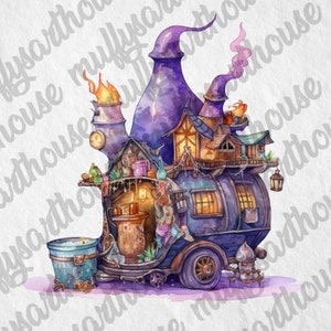 Wizard Caravan ,PNG Wizards,junk Journal,scrapbook,magical Style ...