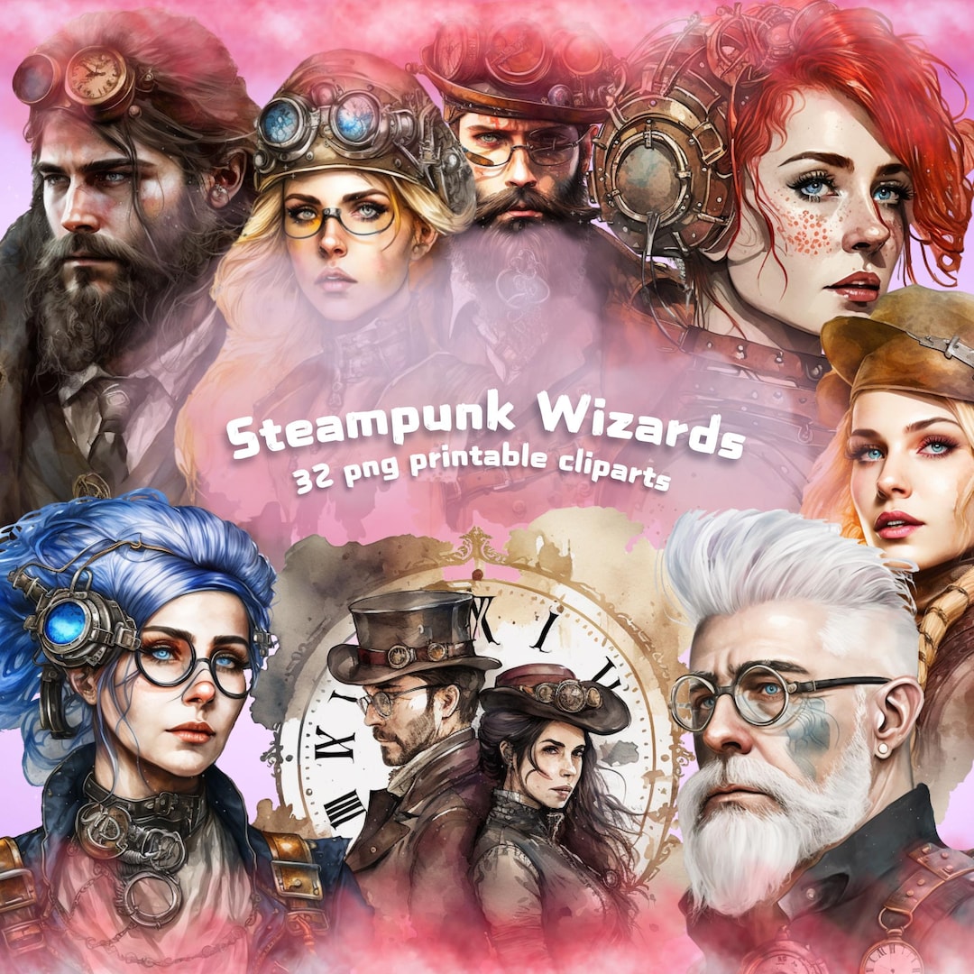 Steampunk Digital Kits,steampunk Digital Downloads,steampunk Digital ...