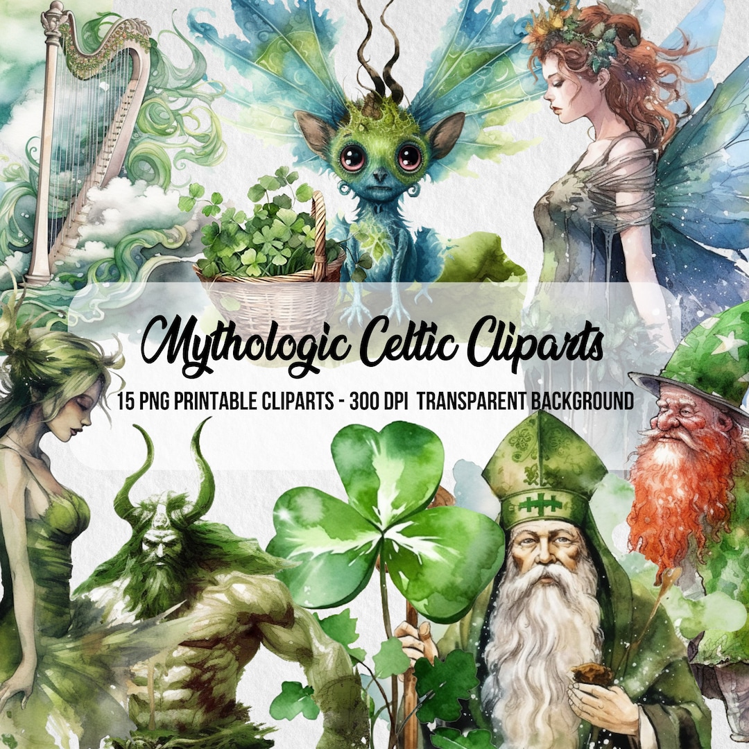 Mythological Celtic Cliparts,mythologic Png,junk Journal,scrapbook ...