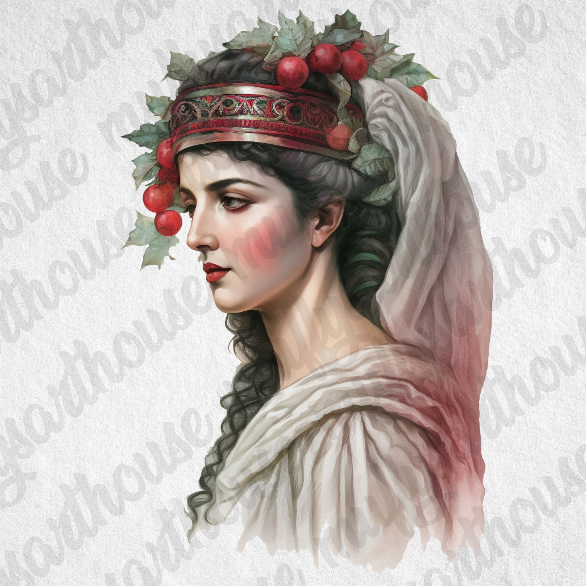 Hera Clipartmythology Pngjunk Journalscrapbookmythologic - Etsy