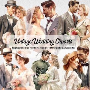 Vintage Wedding Cliparts,commercial Use,vintage Bride,vintage Png ...