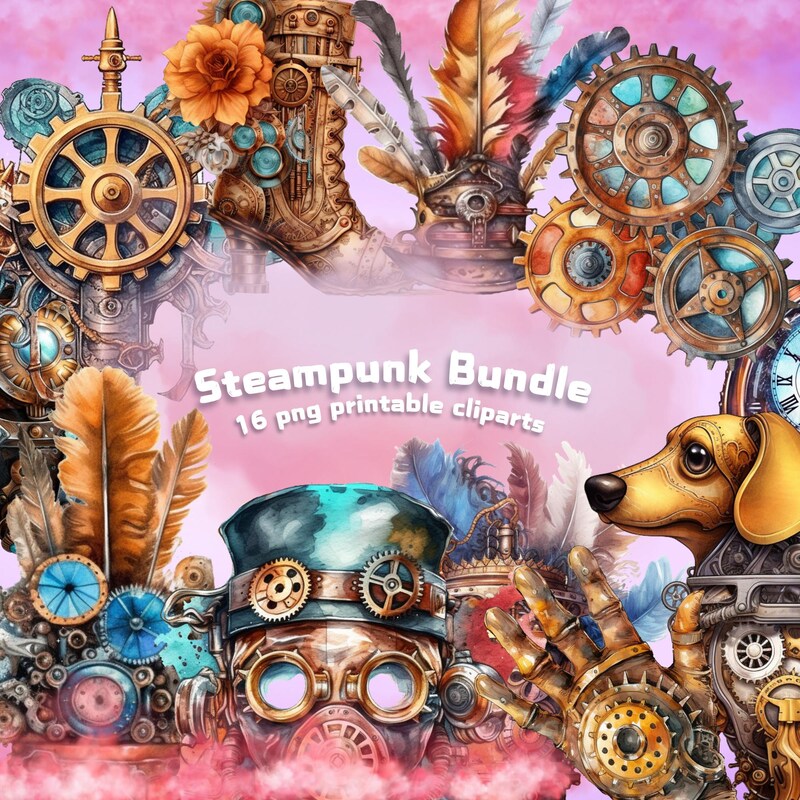 Steampunk Digital - Etsy