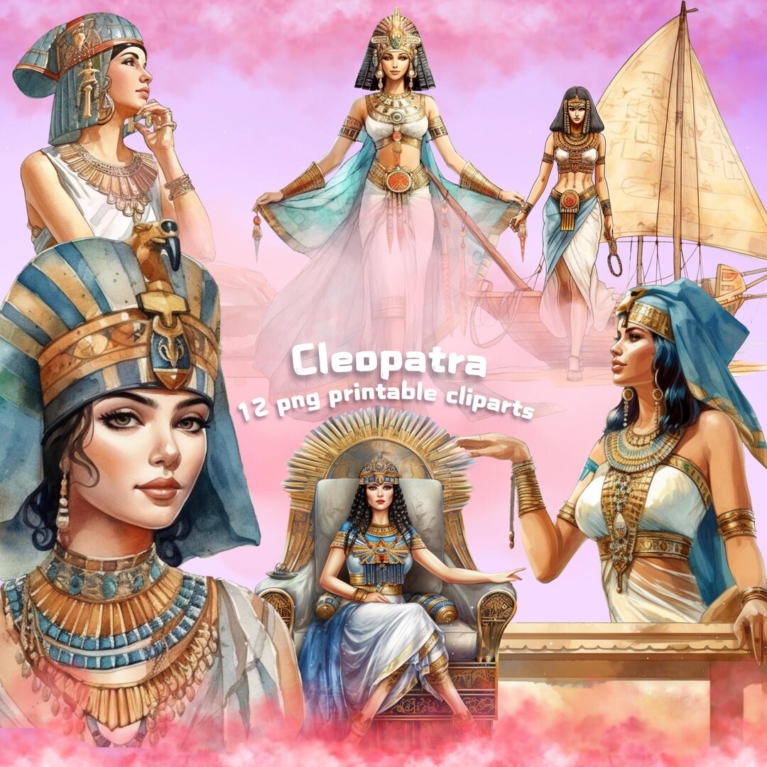 Cleopatra Cliparts,egyptian Figures,downloadable Egyptian Figure ...