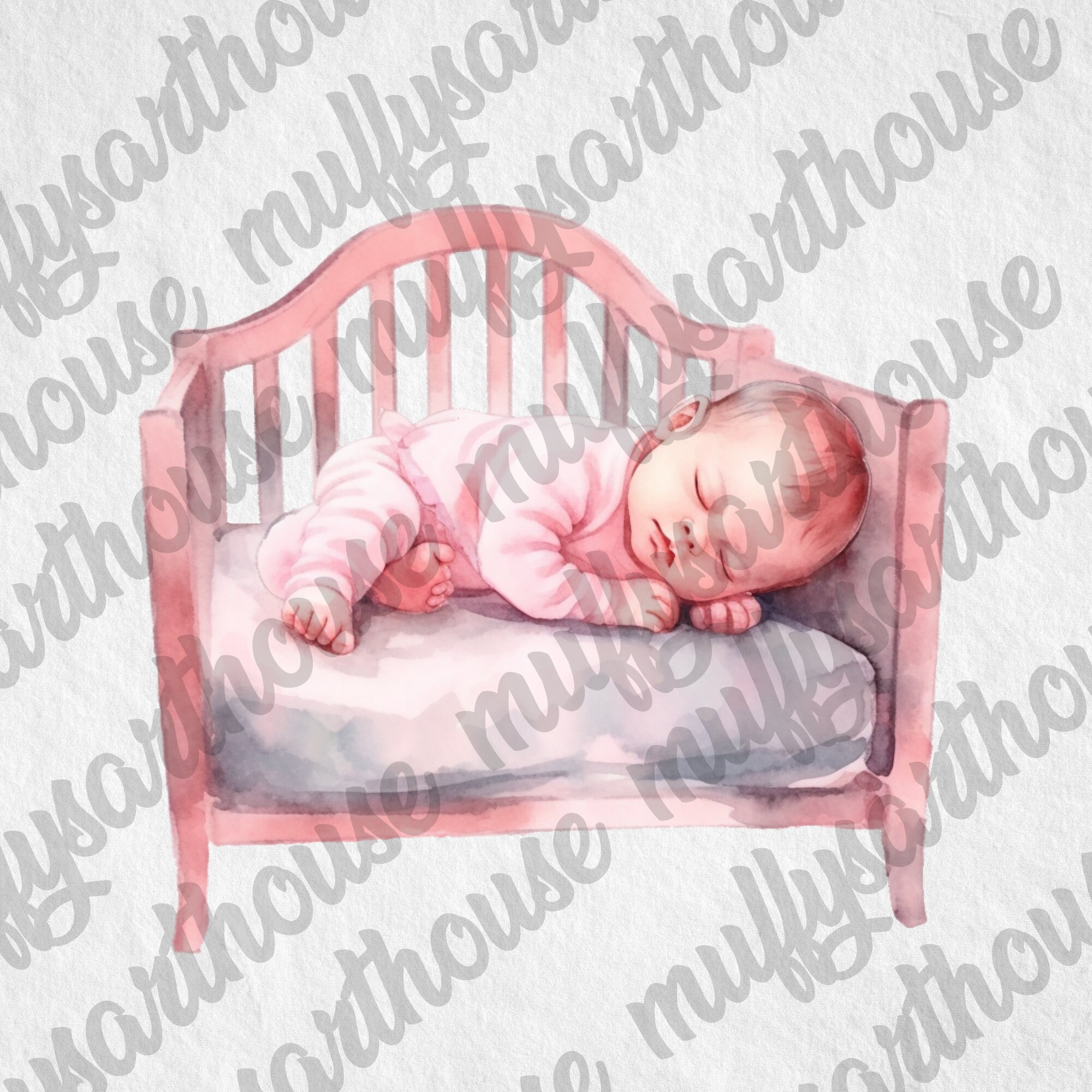 Baby Girl Bundle,watercolor Clipart,baby Shower,newborn Baby, Clipart ...