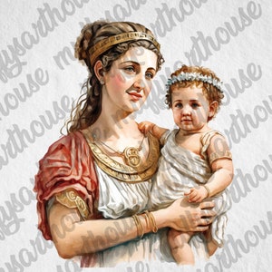 Watercolor Hellenistic Bundle,ancient Greece,clipart Bundle,greek Style ...