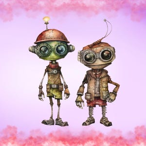 Alien Ufo Png Clipart,alien Steampunk Bundle,cute Aliens,alienation ...