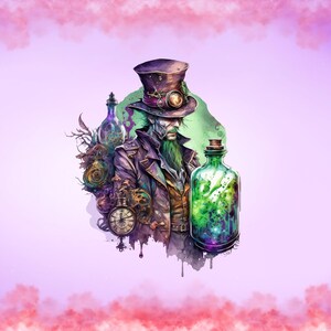 Steampunk Bundle,png Wizard,wizard and Witch Png,printable Wizard ...