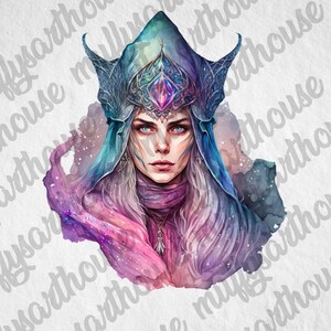 Wizard Lady Clipart,png Wizards,junk Journal,scrapbook,magical Style ...