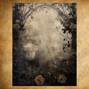 Junk Journal Pages,horror Textures,parchment Papers,printable Old Paper ...