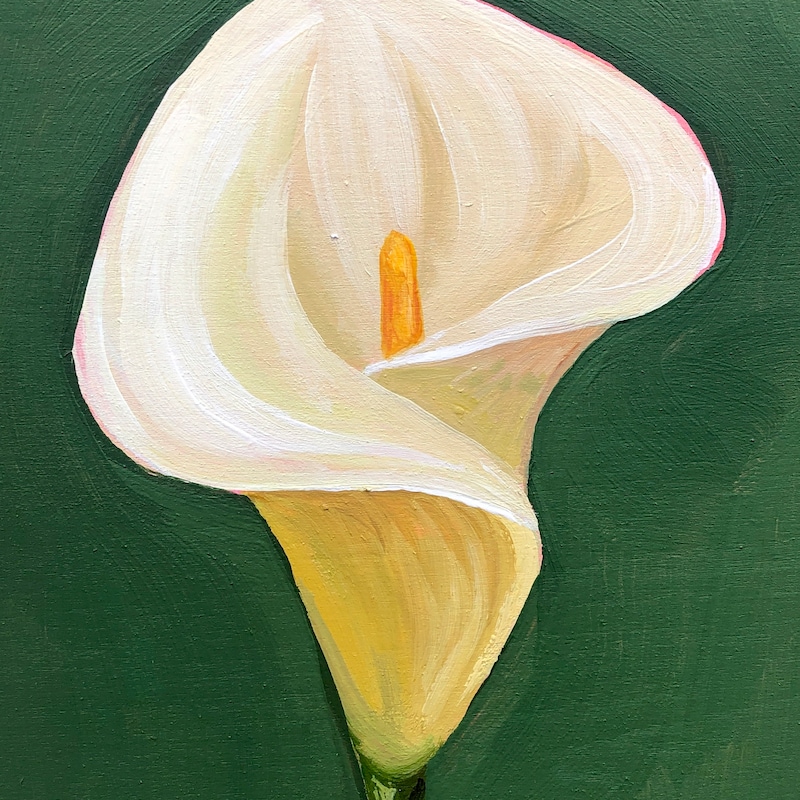 Calla Lily Painting - Etsy