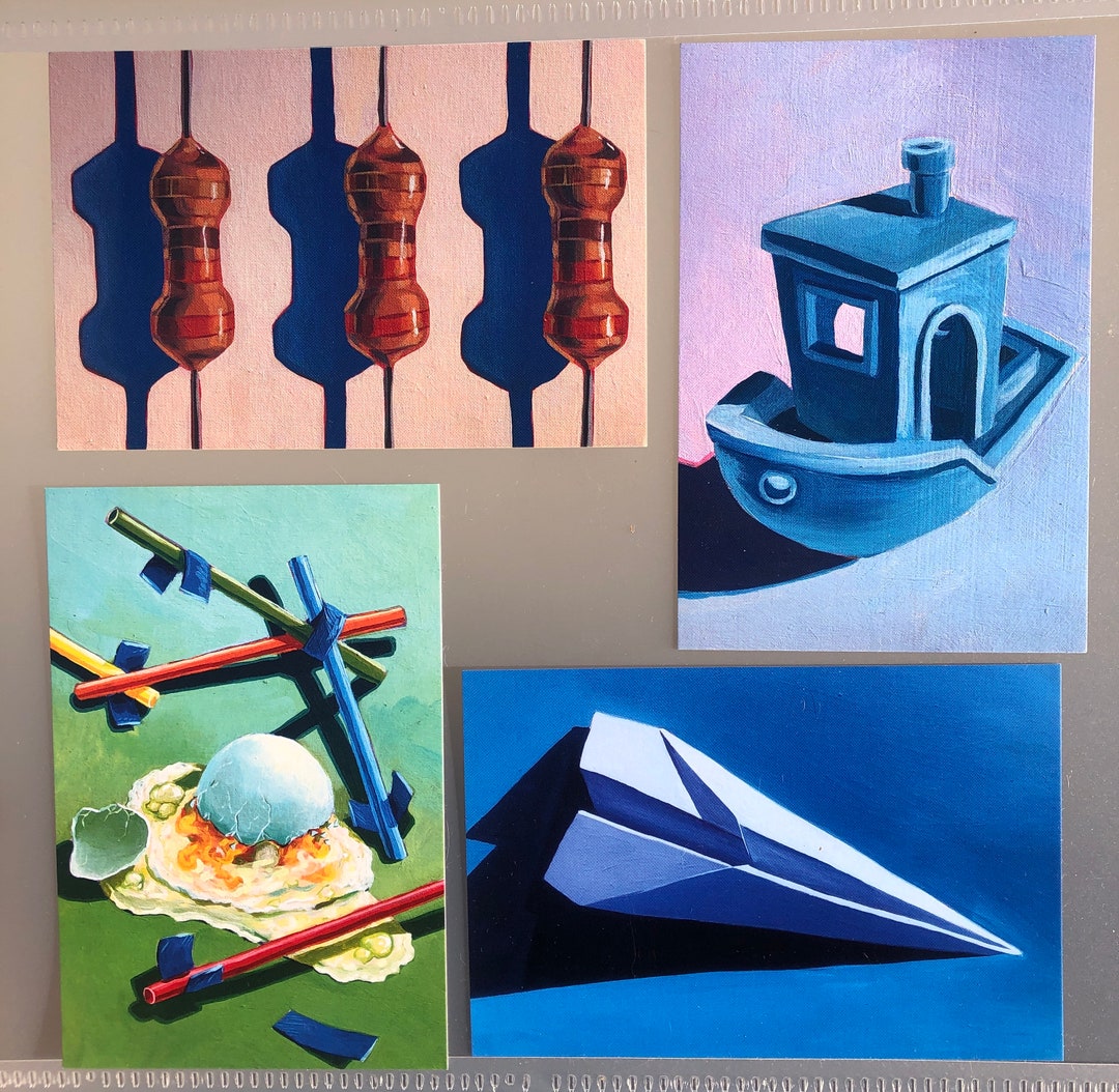 Engineering Postcard Art Print Set 2 - Etsy