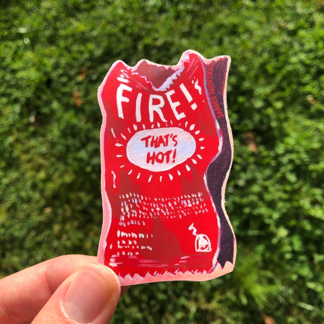 Taco Bell Fire Hot Sauce Vinyl Sticker - Etsy