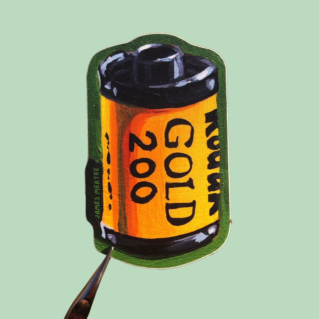 Kodak Gold Vinyl Sticker - Etsy
