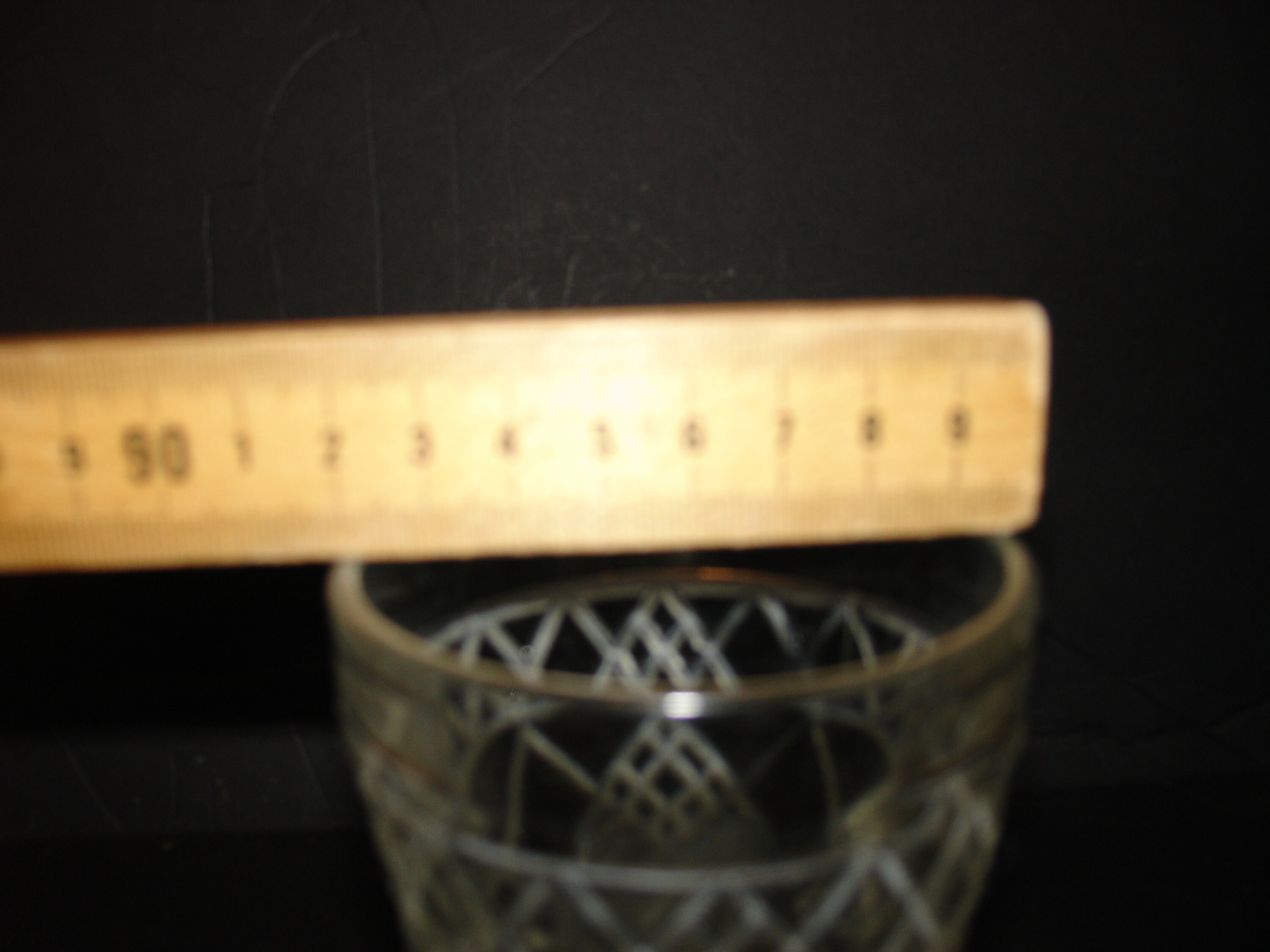 Vintage Hazel Atlas Gothic Pattern Big Top Peanut Butter Tumbler Footed ...