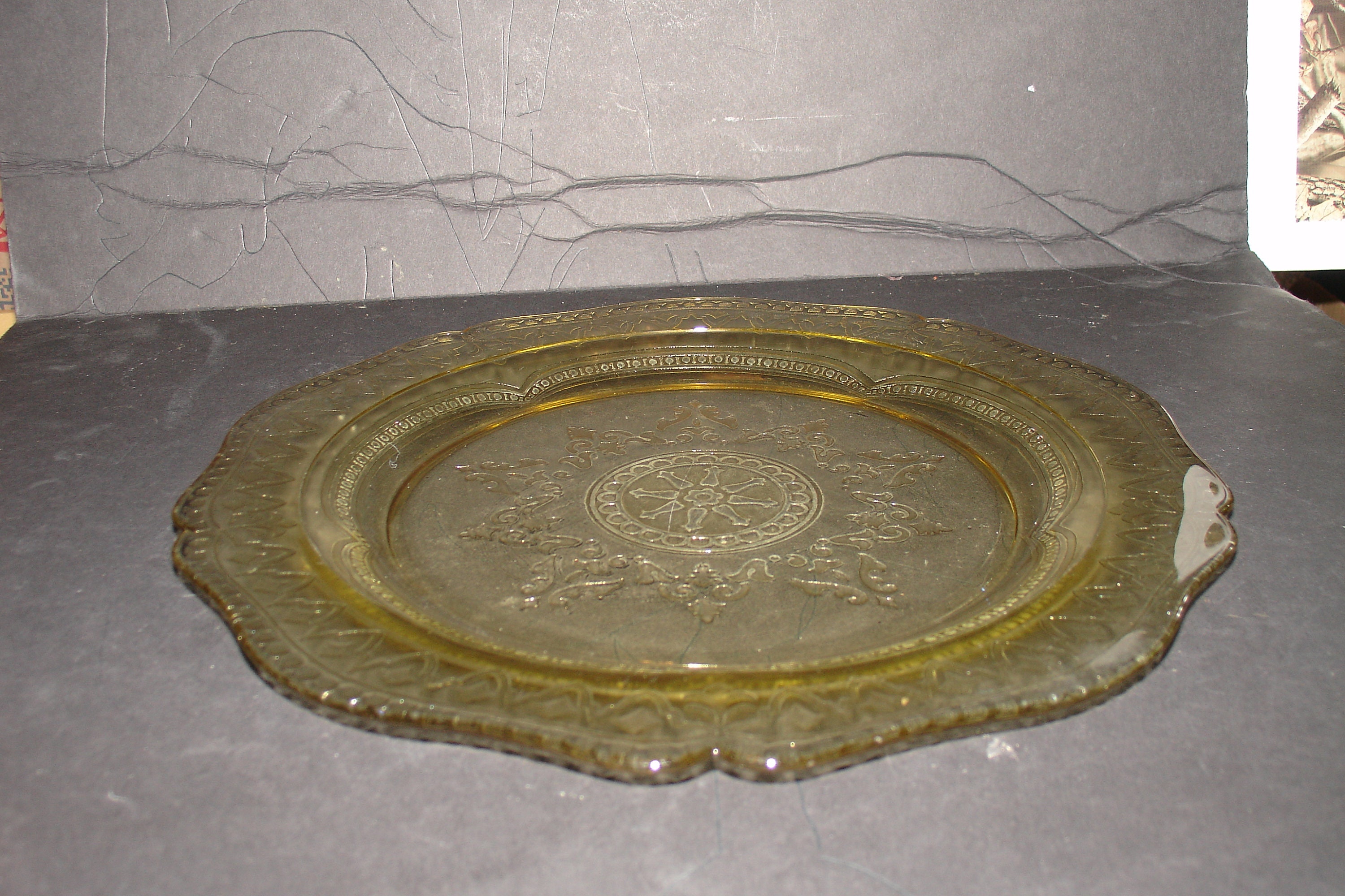 Vintage Golden Amber 9 Inch Square Plates. Madrid Pattern. Set of 2 - Etsy