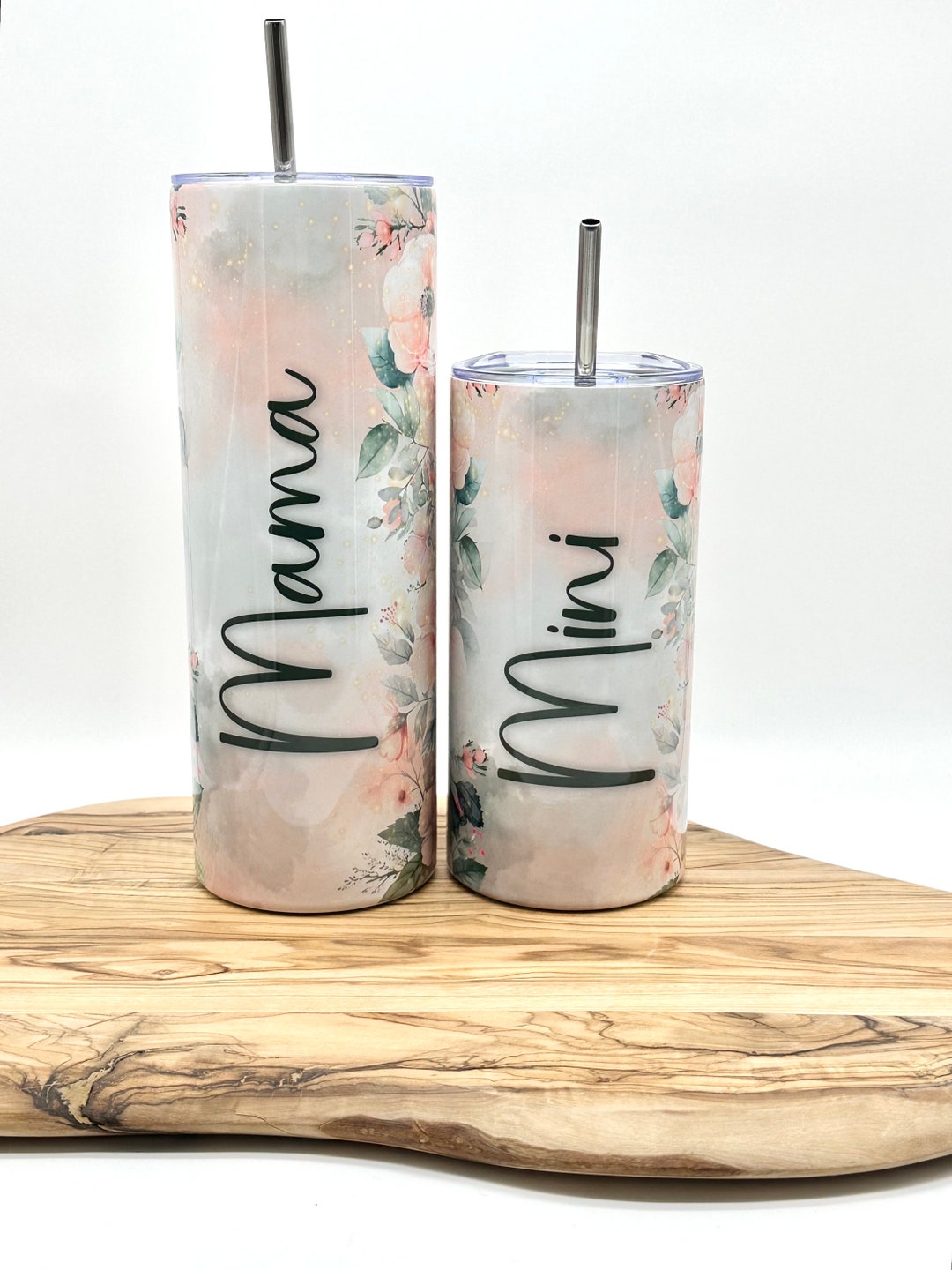 Matching Mama and Mini Tumblers, 20oz/15oz Stainless Steel Tumblers ...