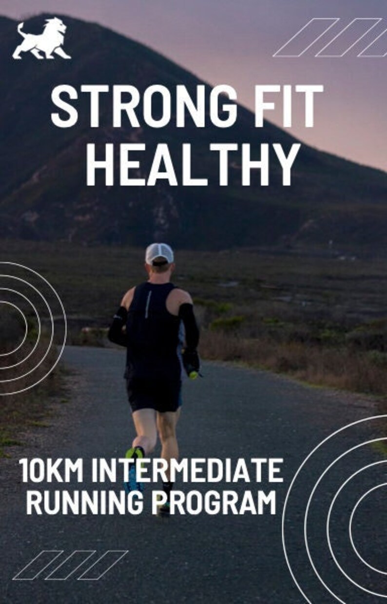 The 10km Intermediate Running Program - Etsy