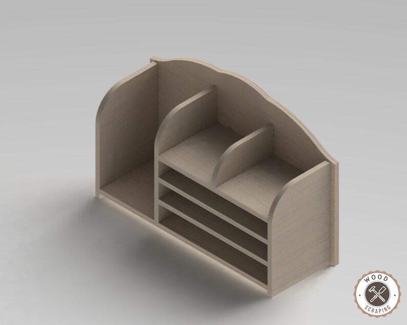 Wooden Desktop Organizer: Perfect Desk Rack and Office Storage Solution ...