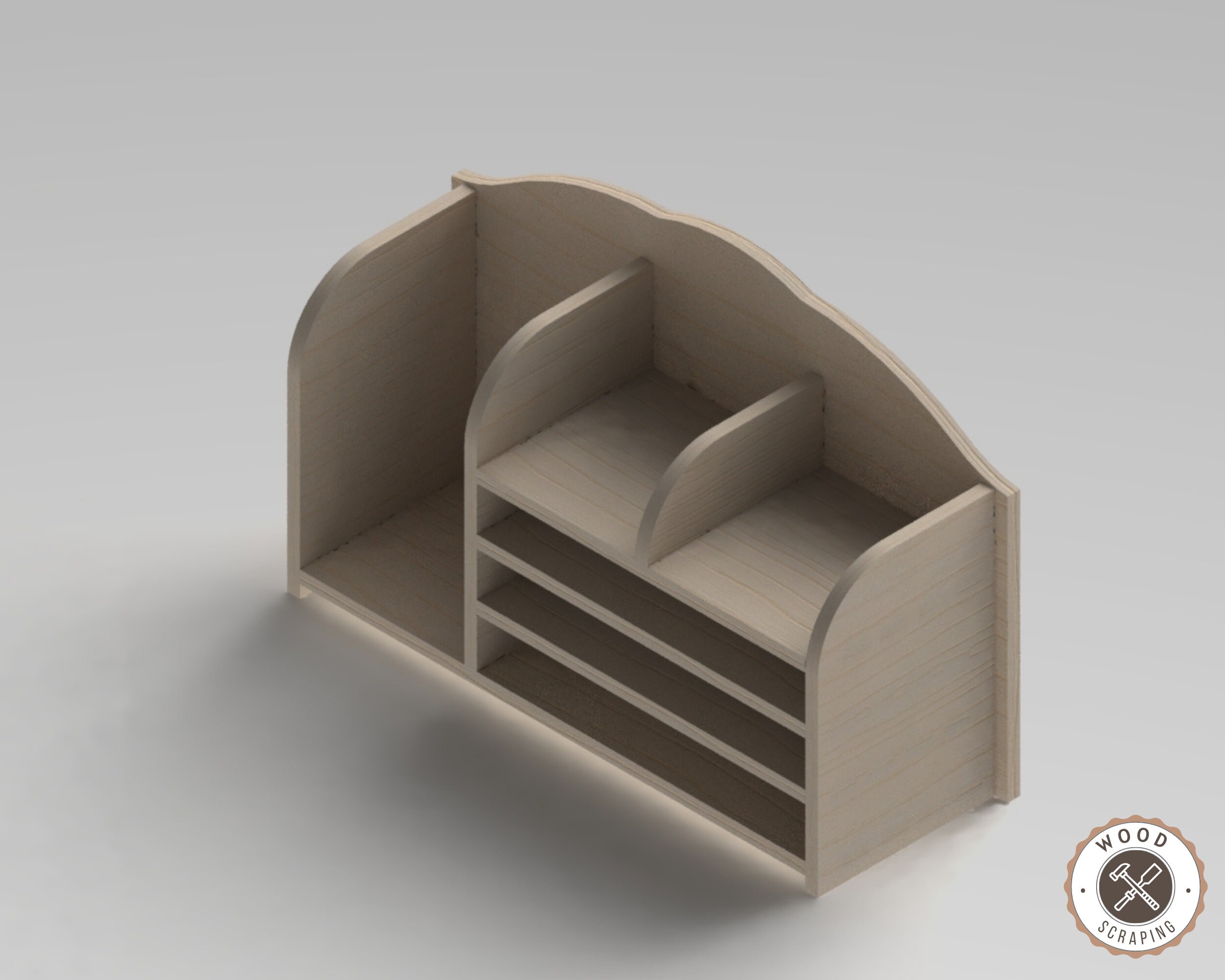 Wooden Desktop Organizer: Perfect Desk Rack and Office Storage Solution ...