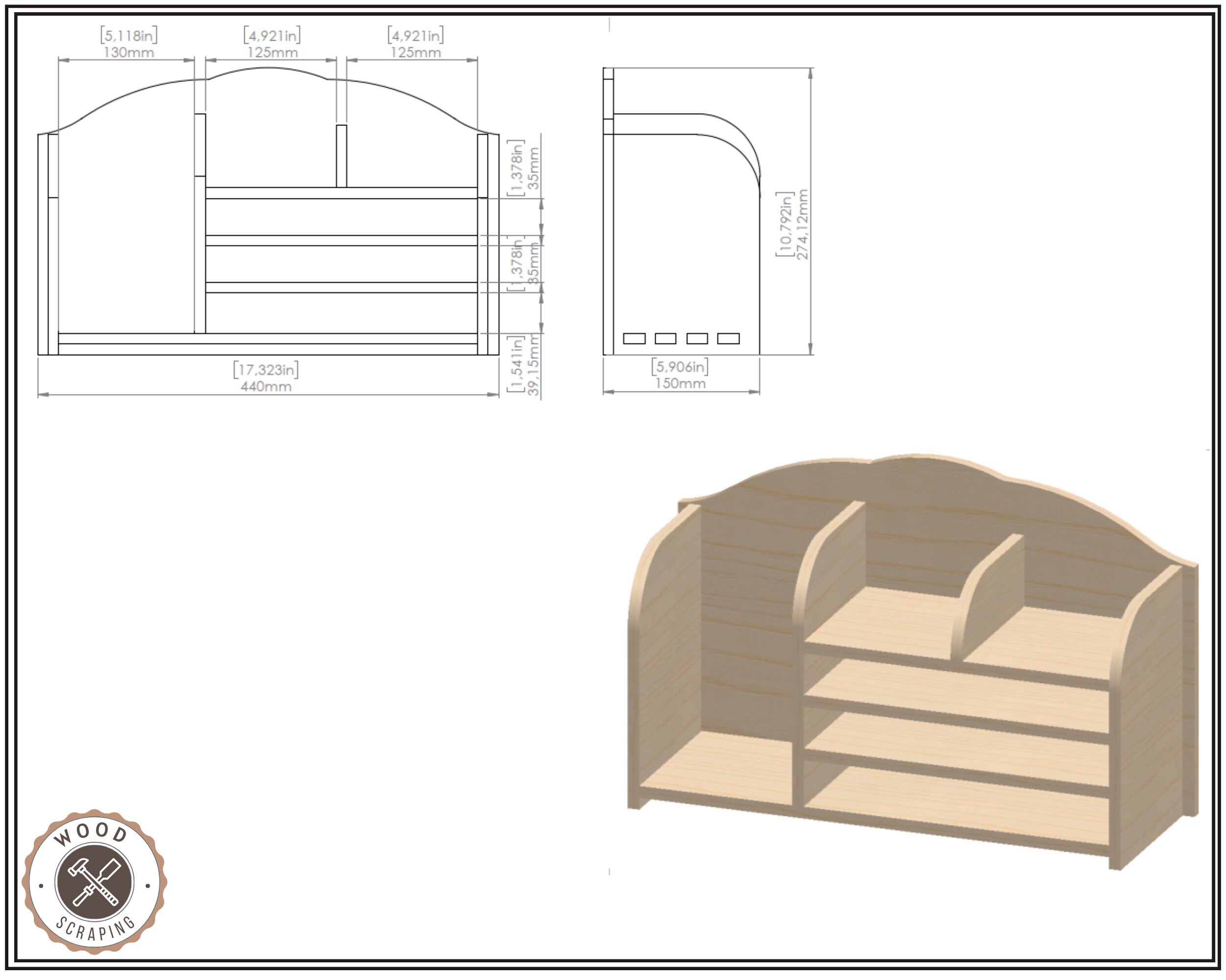 Wooden Desktop Organizer: Perfect Desk Rack and Office Storage Solution ...