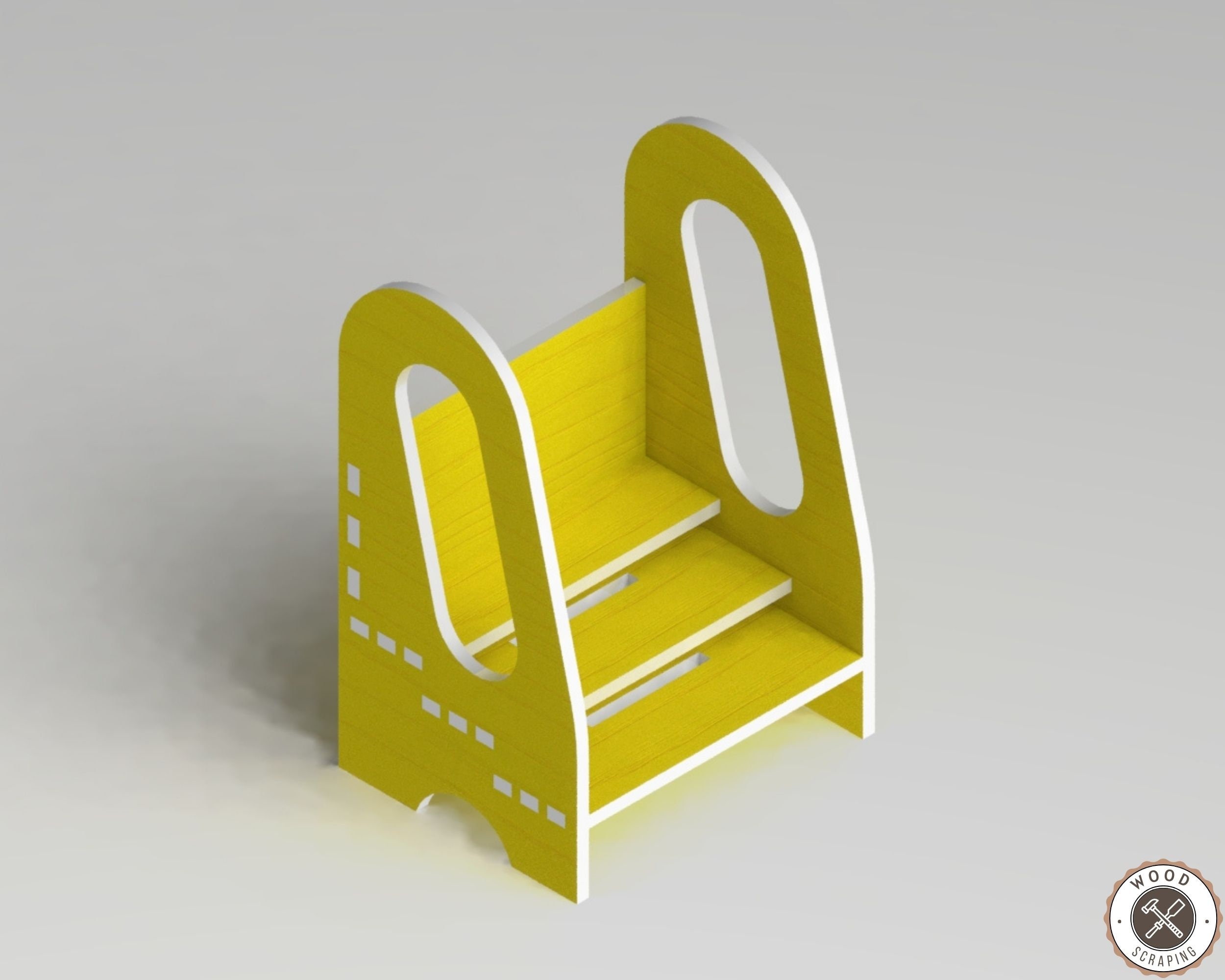 Modular Wooden Kids Stool, Height Stool for Kitchen and Kids Room, Kids ...