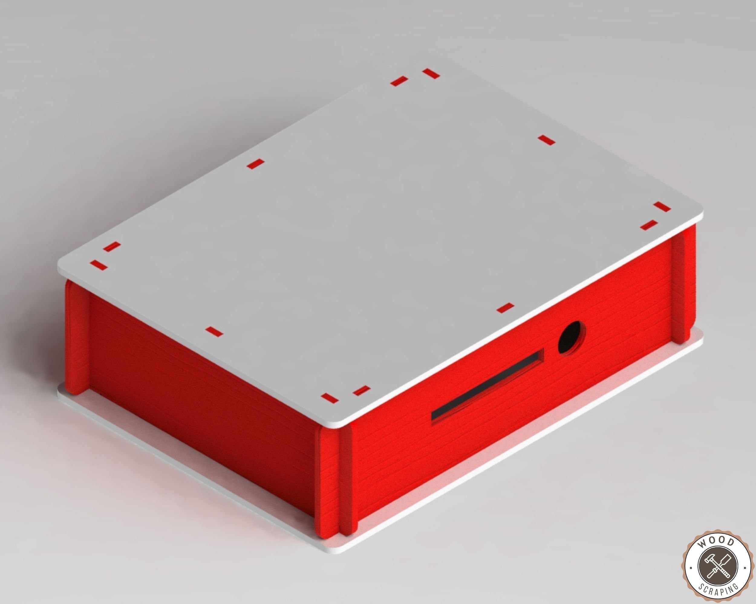 CNC Coin Box Laser Cut Money Box Plywood Cash Case,envelop DXF Cash Box ...