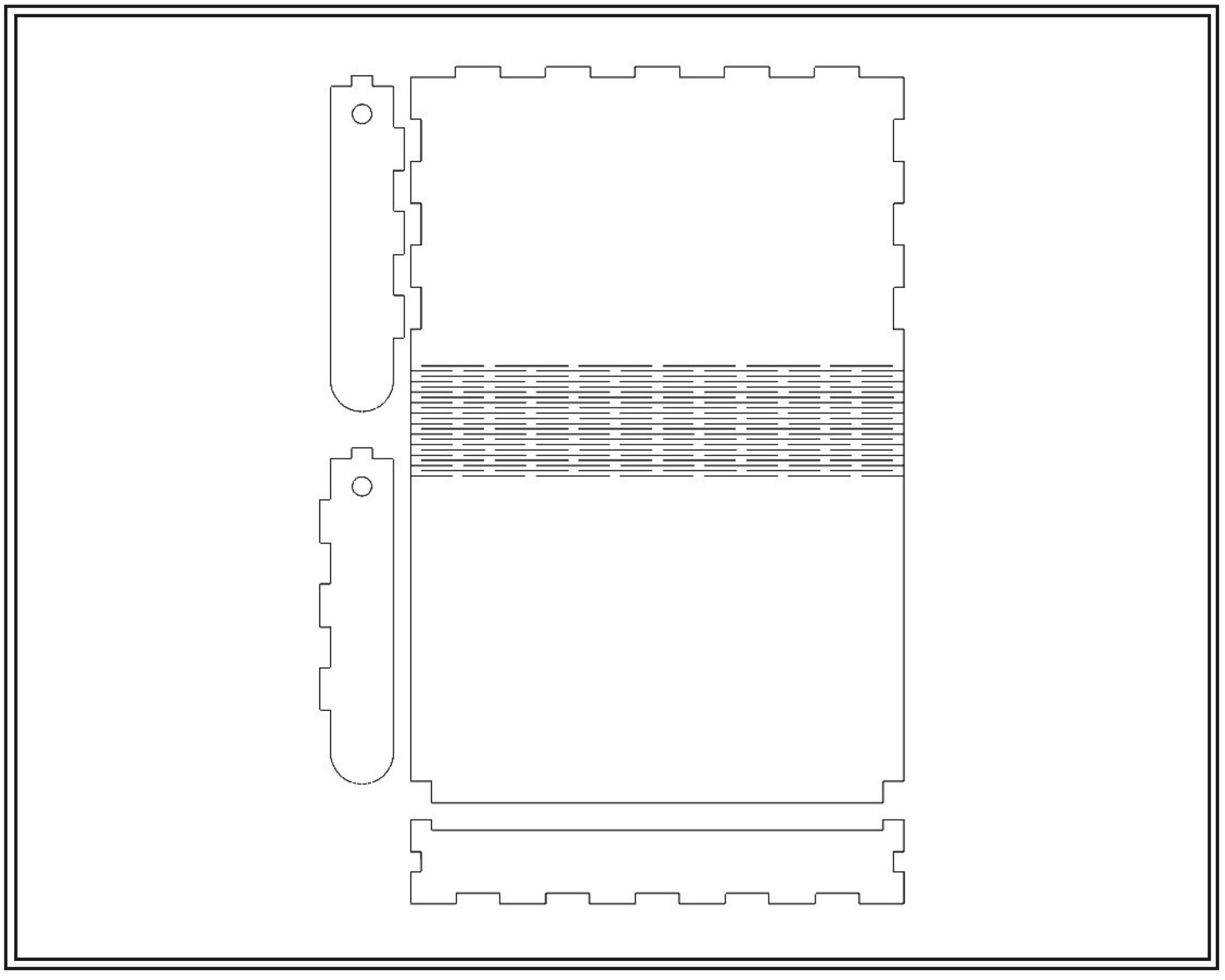 Book Box, Laser Cut Book Box, Laser Cut Flex Box, Flexible Box, Wooden ...