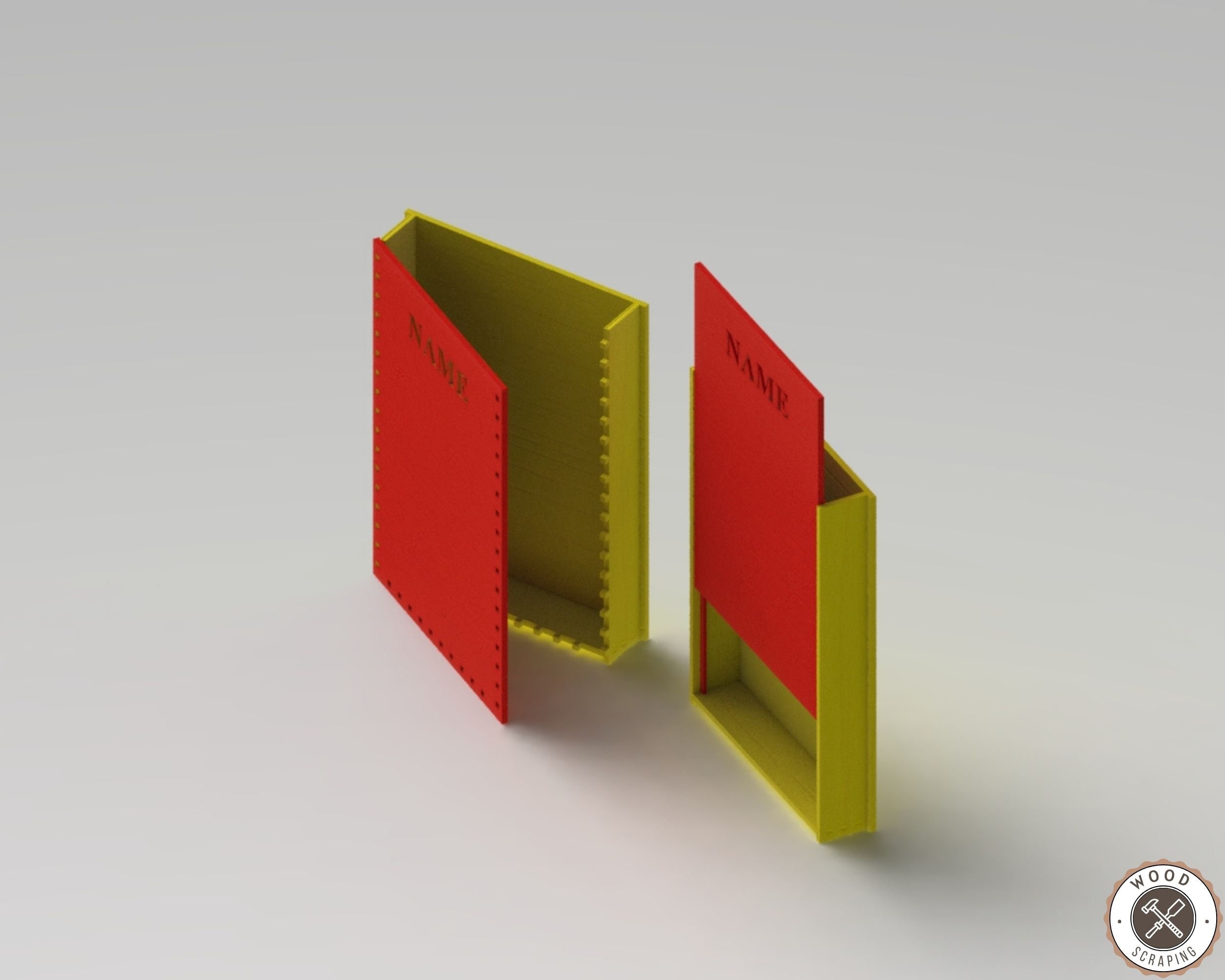 Plywood Wooden Book Storage - Modular and Durable Laser Cut Book ...