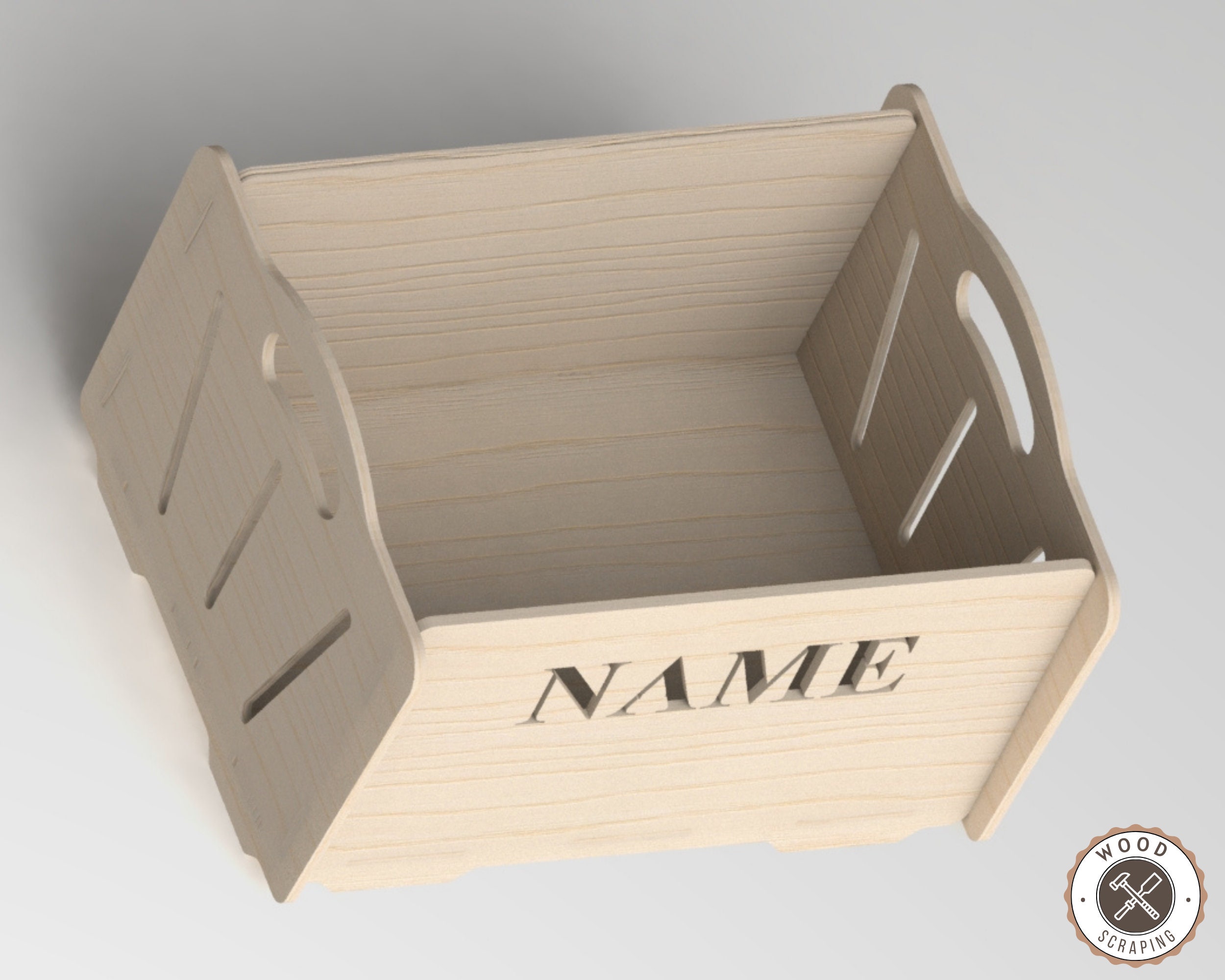 Tool Box, Laser Cut Stacking Boxes, Spray Paint Box, Hardware Box ...