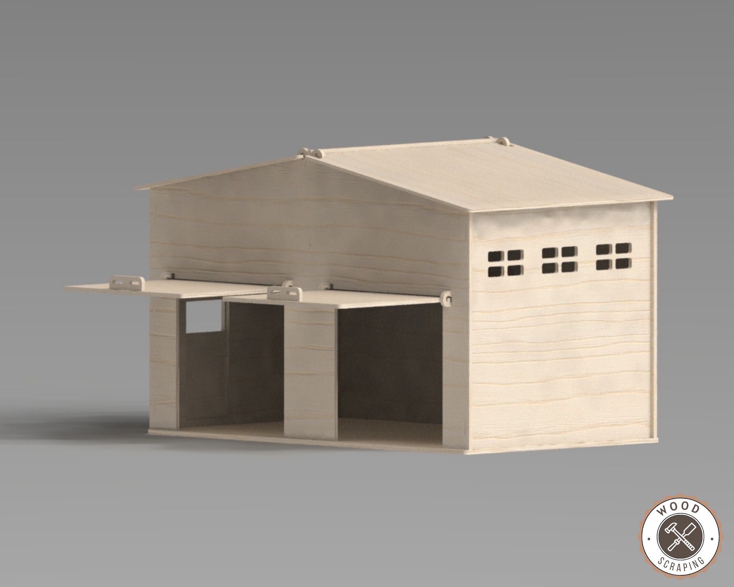 Portable-assembled Wooden Toy Car Garage: A Solution for Toy Car ...