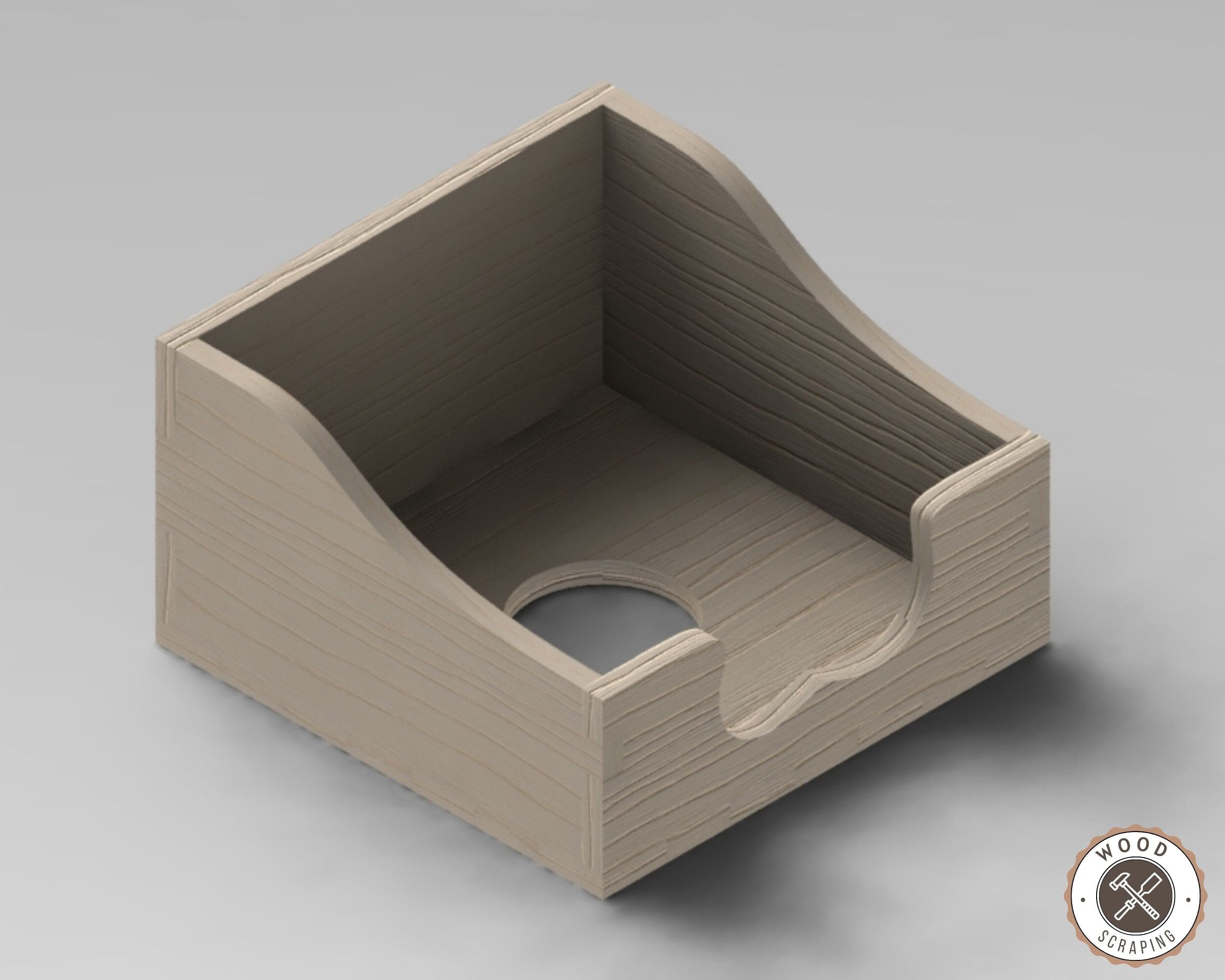 Wooden Notepad Organizer, Notepad Holder, Office Furnitare, Business ...