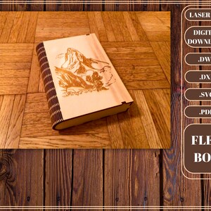 Flex Box With Latch, Laser Cut Book Box, Flexible Box, Wooden Storage ...