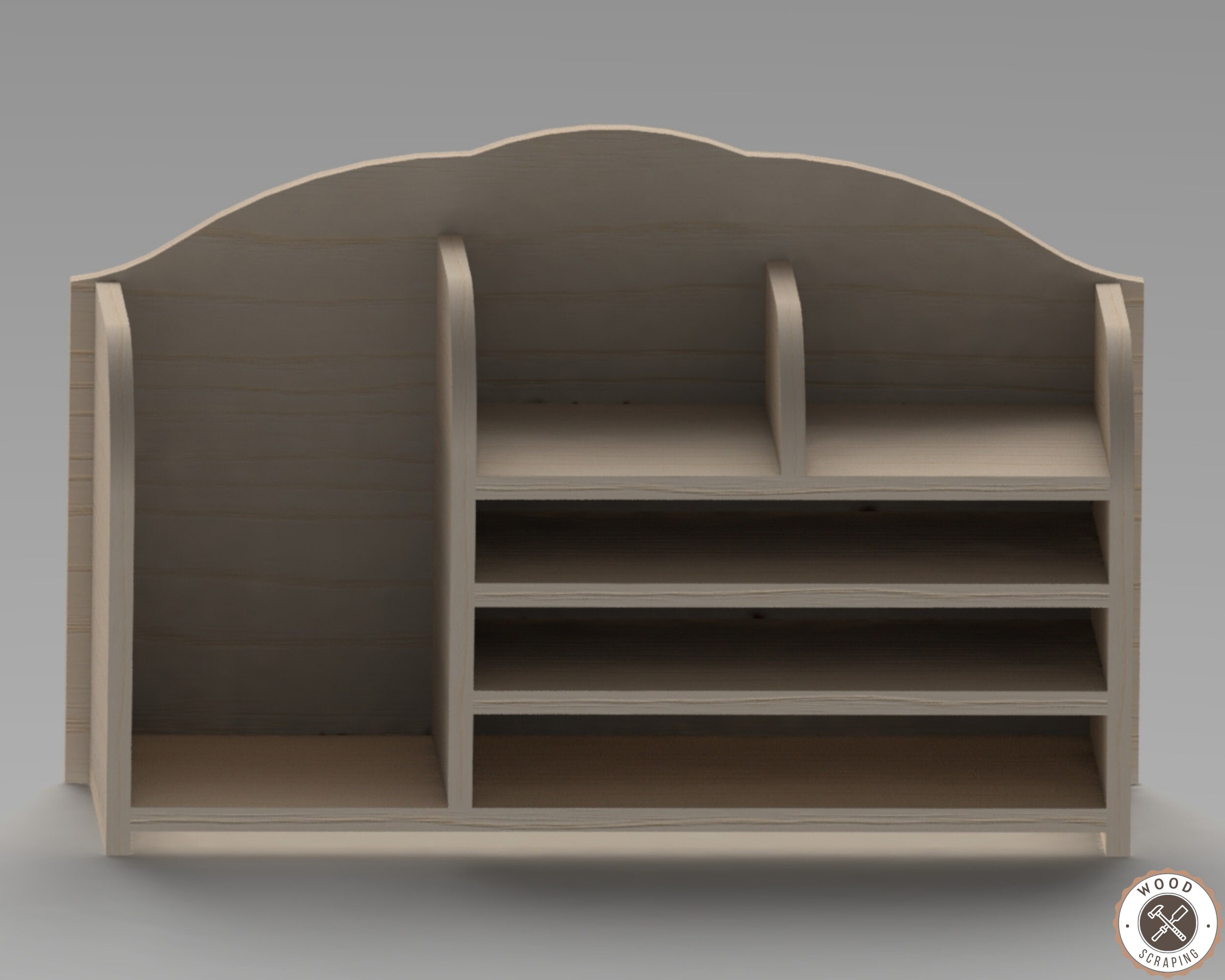 Wooden Desktop Organizer: Perfect Desk Rack and Office Storage Solution ...