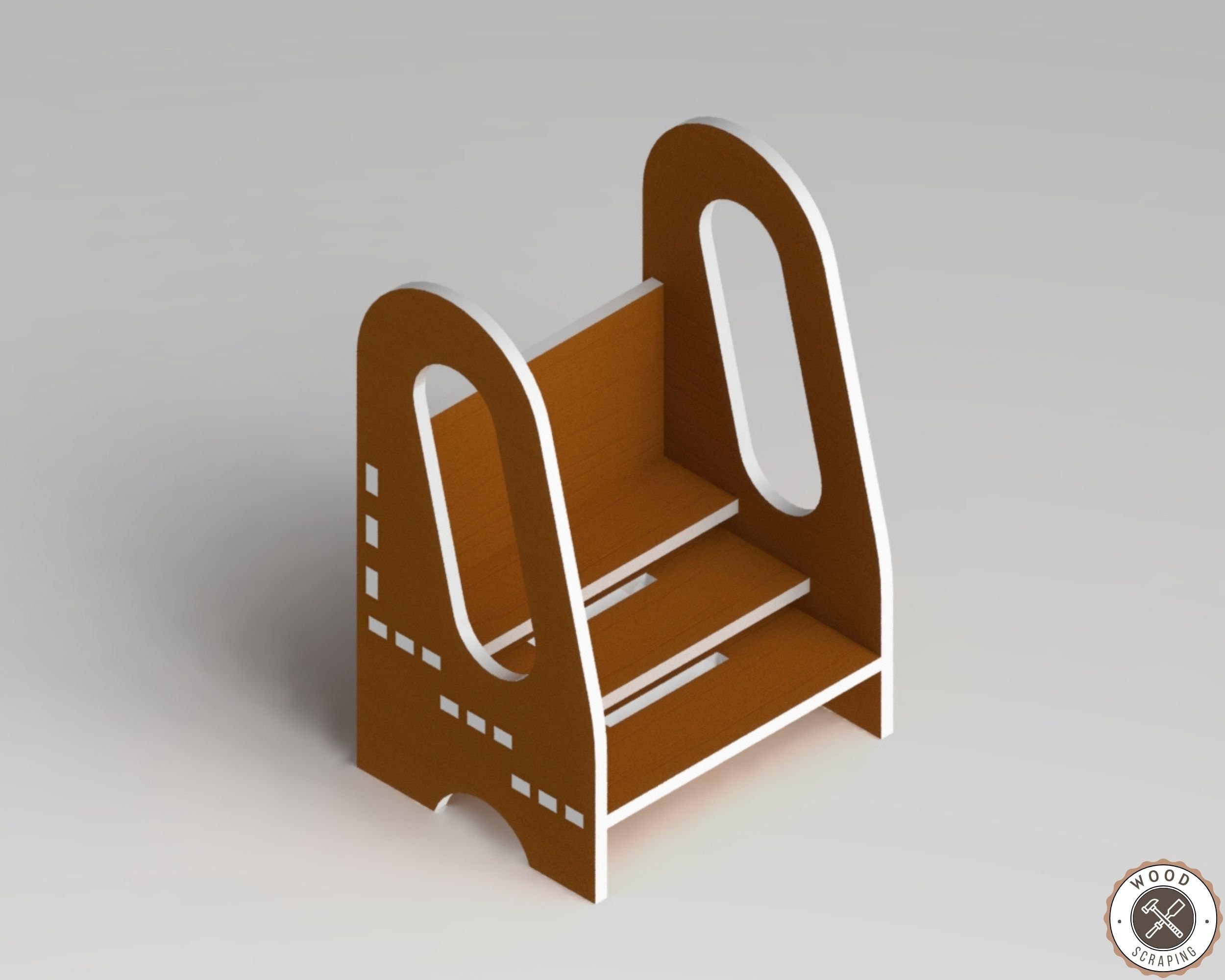 Modular Wooden Kids Stool, Height Stool for Kitchen and Kids Room, Kids ...