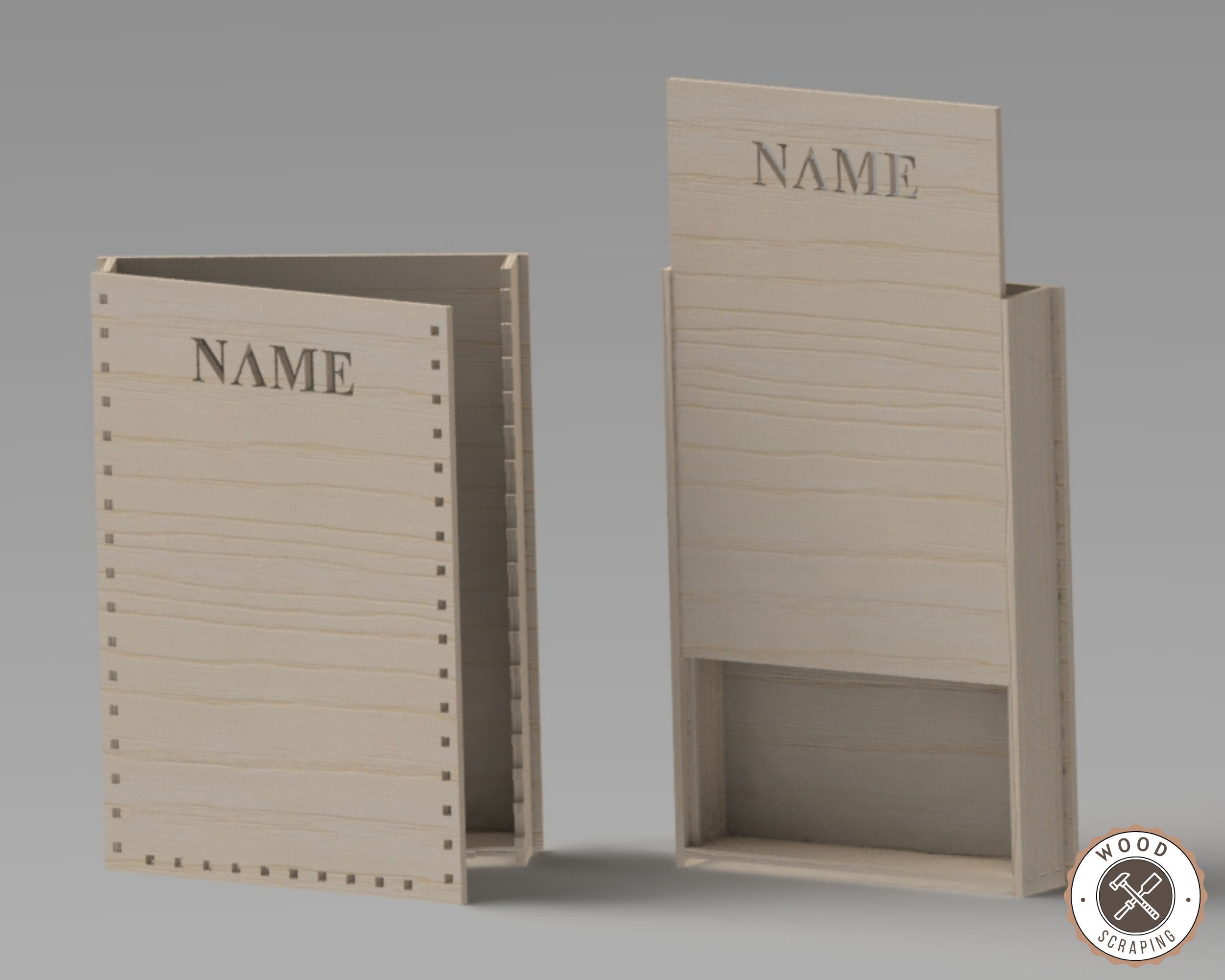 Plywood Wooden Book Storage - Modular and Durable Laser Cut Book ...