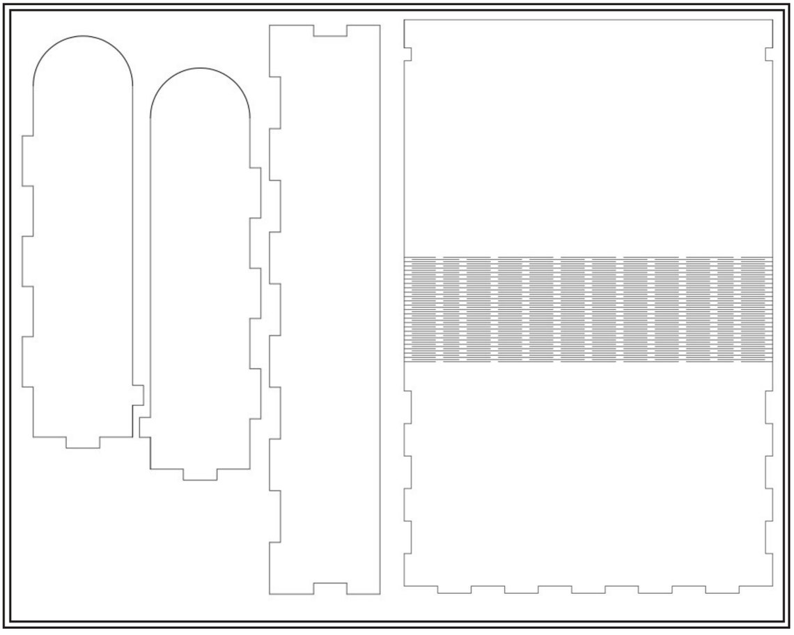 Flex Box With Latch, Laser Cut Book Box, Flexible Box, Wooden Storage ...