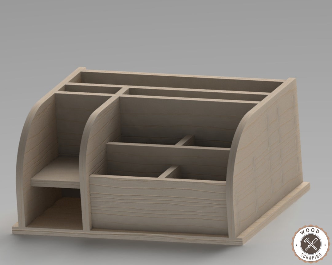 Wooden Desktop Organizer: Perfect Desk Rack and Office Storage Solution ...