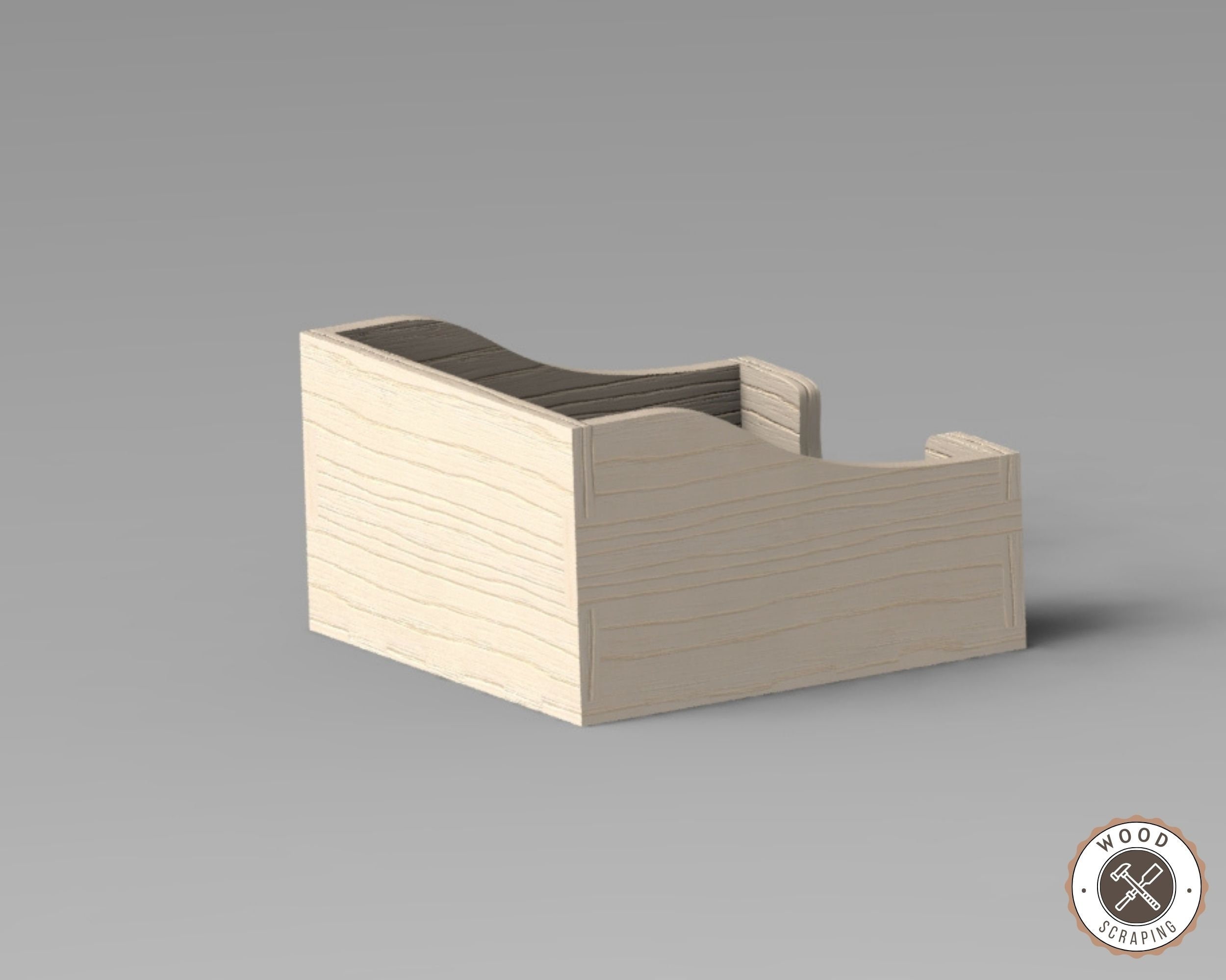 Wooden Notepad Organizer, Notepad Holder, Office Furnitare, Business ...