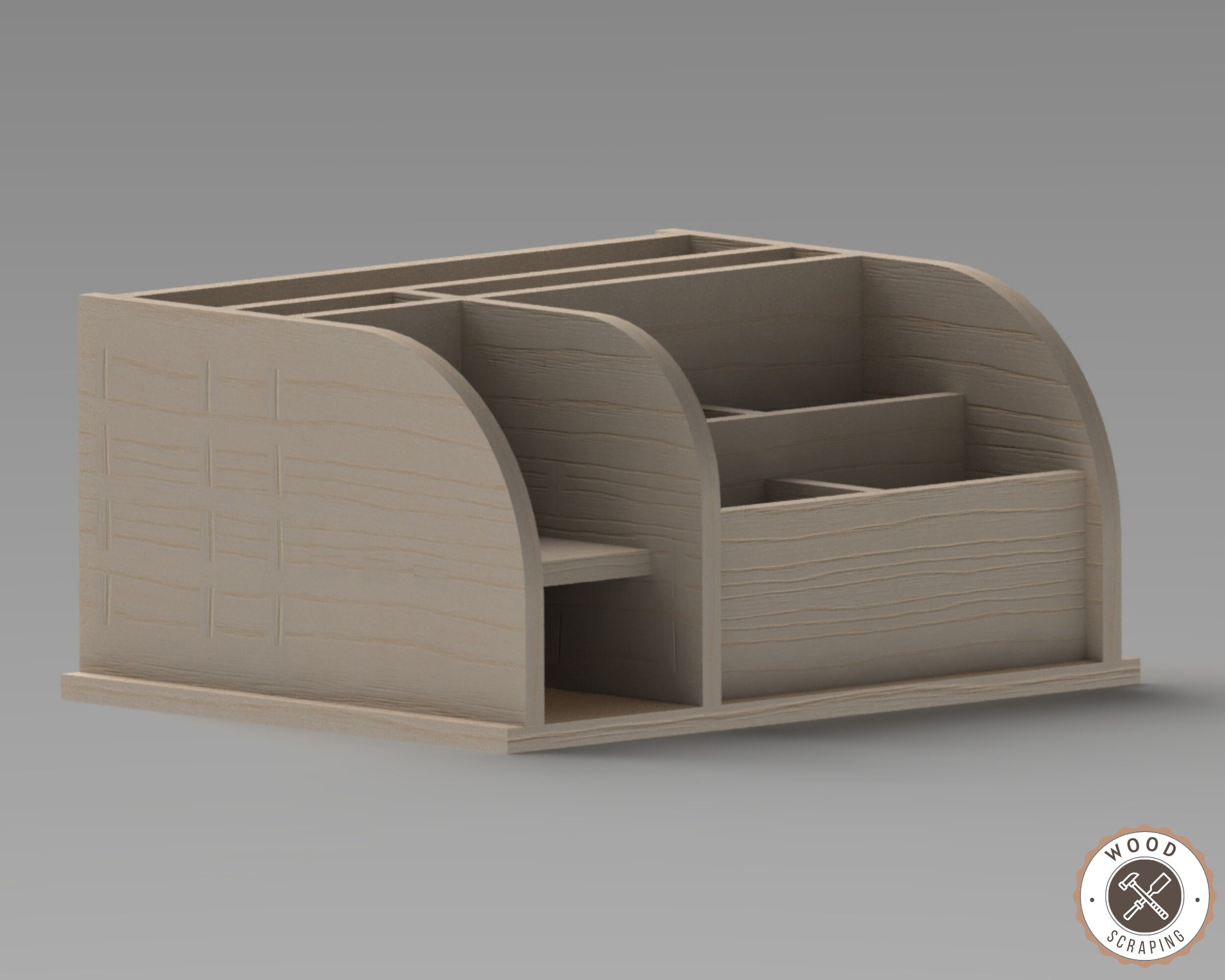 Wooden Desktop Organizer: Perfect Desk Rack and Office Storage Solution ...